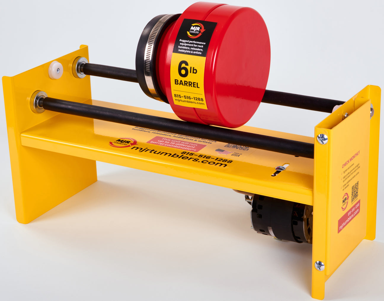 Single Barrel Rock Tumbler, FREE SHIPPING! Made in the USA – MJR TUMBLERS